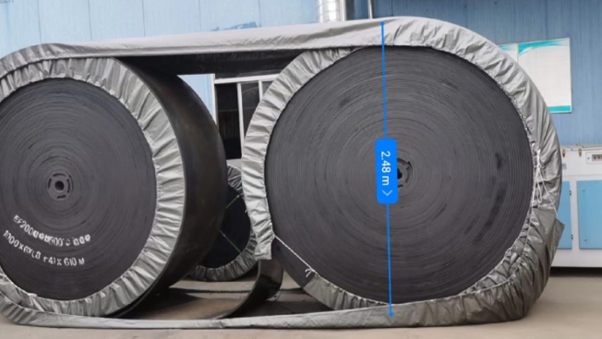 Conveyor Belt Roll Stacks DirectDrive Stacker Self Stacking Spirals