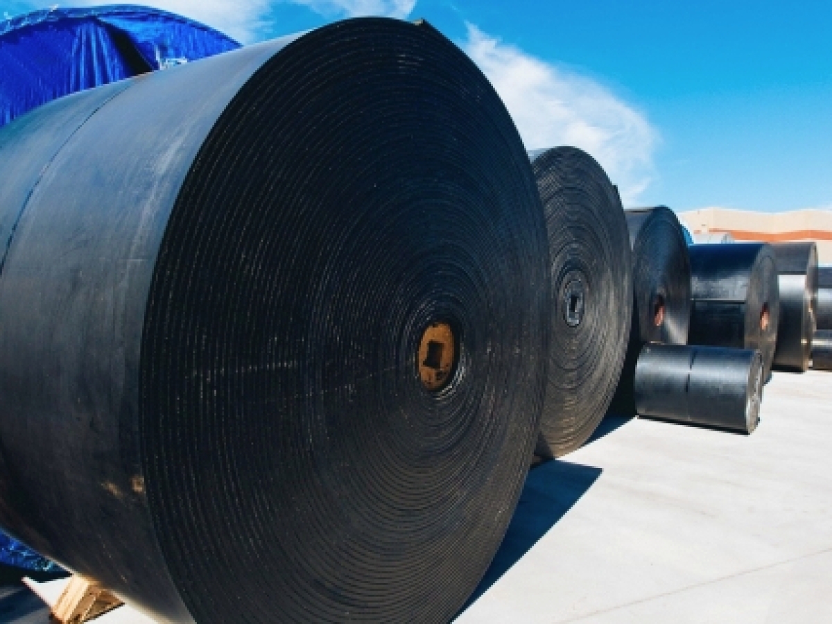 Conveyor Belt Roll Stacks DirectDrive Stacker Self Stacking Spirals