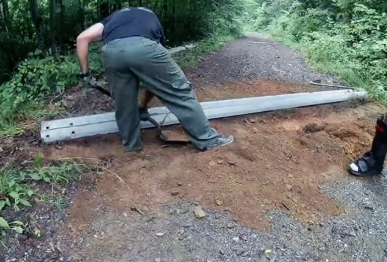 Conveyor Belt Water Diverter Prevents Erosion on Gravel