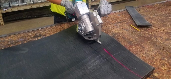 Electric Conveyor Belt Cutter - Power Belt Cutters