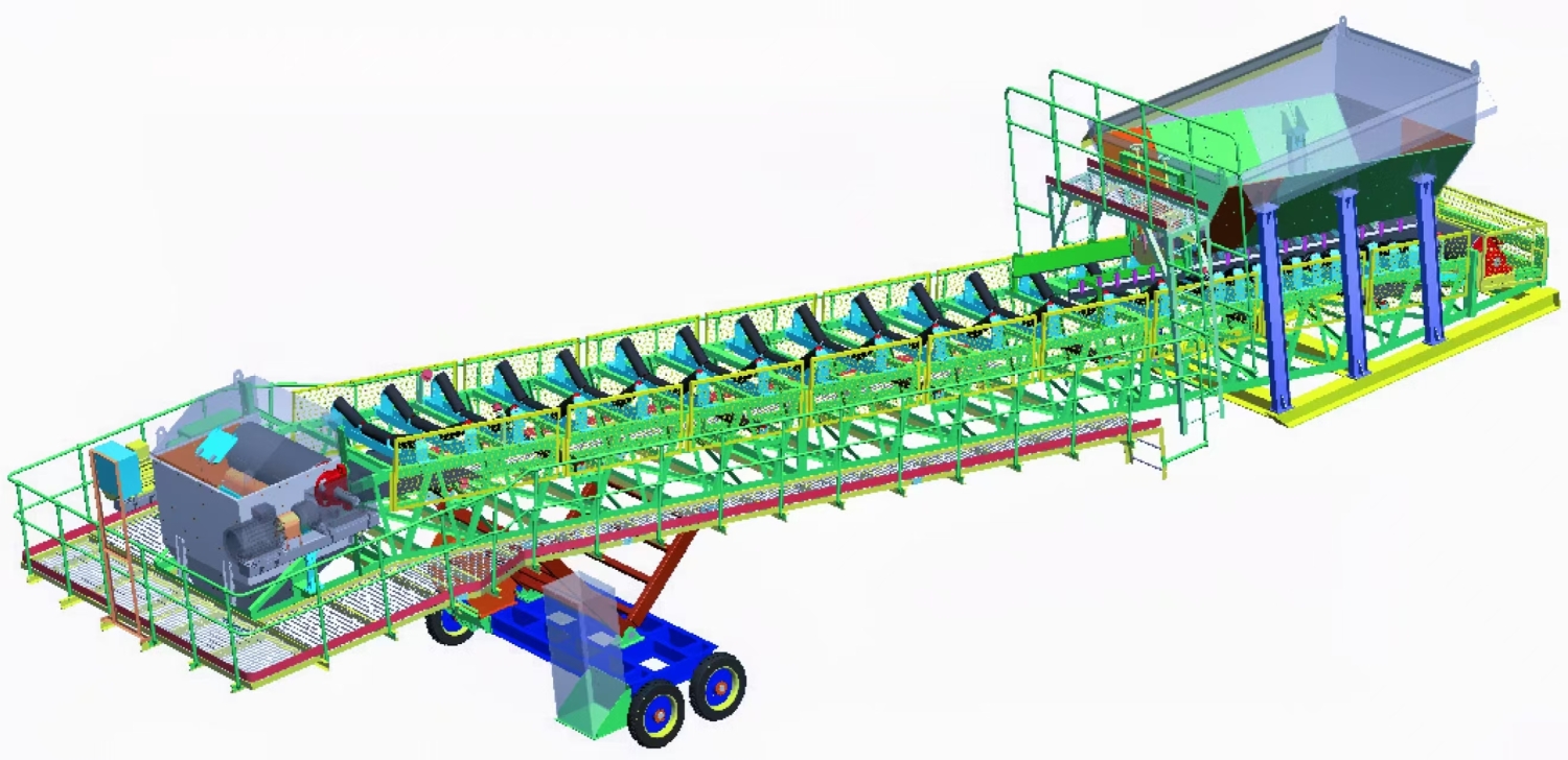 Conveyor Roller Drawing: Ideas, Models, Components, and Builder