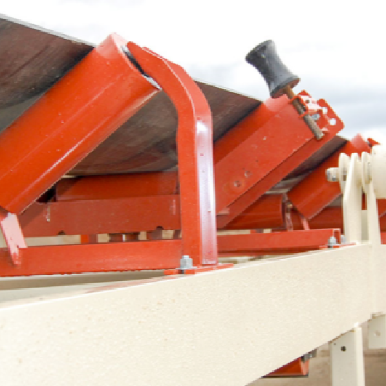 Centering Guide For Roller Conveyor