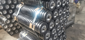 Conveyor Belt System with Impact Roller Type